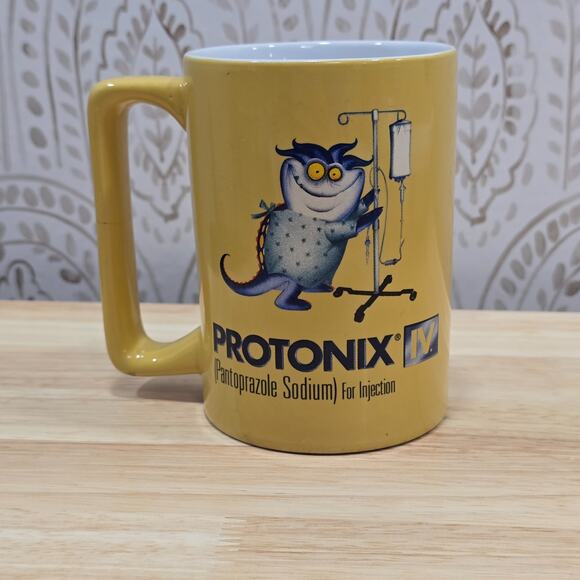 Dining | Pharmaceutical Advertising Coffee Mug Protonix Injection Iv ...